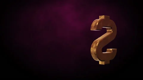 Abstract 3d background rotating dollar s... | Stock Video | Pond5