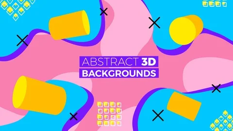 After Effects Template: Abstract 3D Backgrounds #127837726