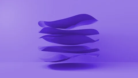 Abstract 3D geometric liquid flying obje... | Stock Video | Pond5