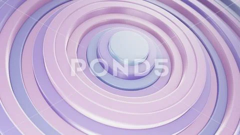 Abstract 3D illustration of the pastel color palette rings ~ Clip Art ...