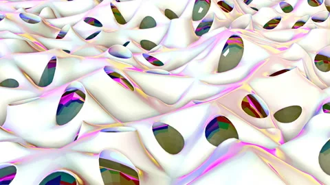 abstract 3d loop animated background. de... | Stock Video | Pond5