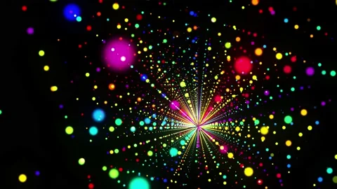 abstract 3d loop background with glowing... | Stock Video | Pond5