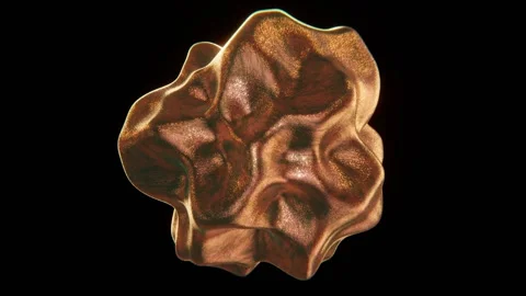 Abstract 3D morphing blob sphere bubble ... | Stock Video | Pond5