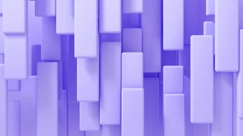 Abstract 3d rectangle shapes moving anim... | Stock Video | Pond5