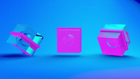 Abstract 3d rendering with cubes, animat... | Stock Video | Pond5