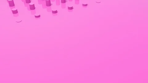 Abstract 3d shapes cylinder animation in... | Stock Video | Pond5