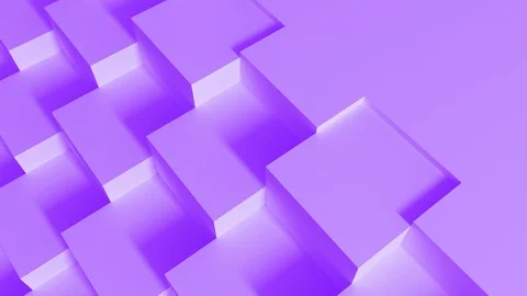 Abstract 3D shapes square wall animation... | Stock Video | Pond5