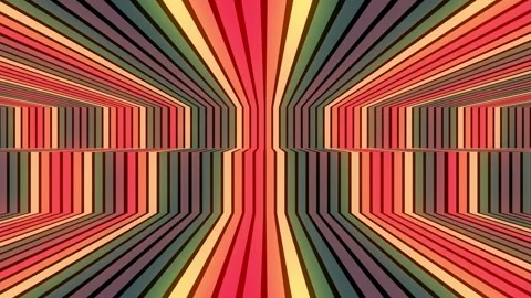 abstract 4k retro lines shapes with vint... | Stock Video | Pond5