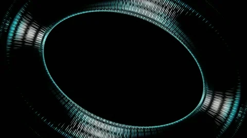 abstract 4k sparkling cyan oval mystry b... | Stock Video | Pond5