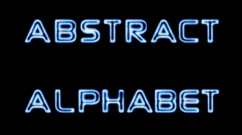 Abstract Alphabet ~ After Effects Template #34331700 | Pond5