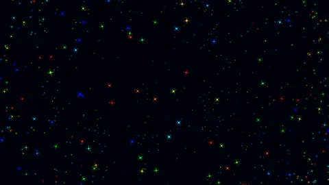 Abstract animated composition on a dark ... | Stock Video | Pond5