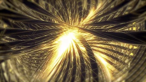 Abstract animated gold motion background... | Stock Video | Pond5