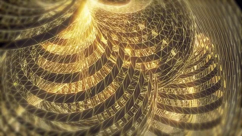 Abstract animated gold motion background... | Stock Video | Pond5