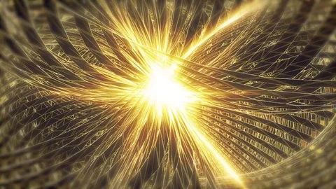 Abstract animated gold motion background... | Stock Video | Pond5