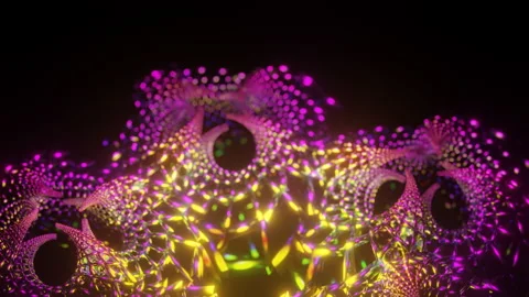 Abstract animation art 3d background wit... | Stock Video | Pond5