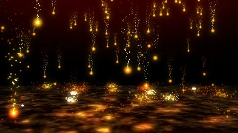 Abstract animation background fiery rain... | Stock Video | Pond5