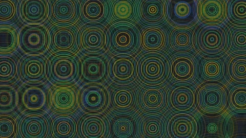 Abstract animation of circles appearing ... | Stock Video | Pond5