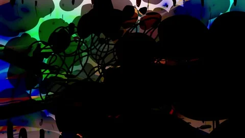 Abstract animation of color movie film m... | Stock Video | Pond5