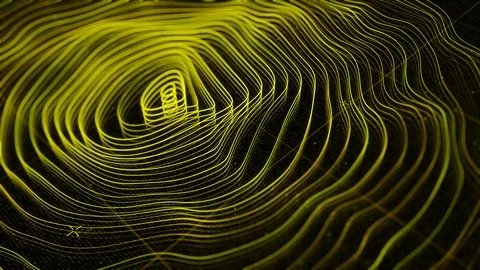 Abstract animation of digital surface ma... | Stock Video | Pond5