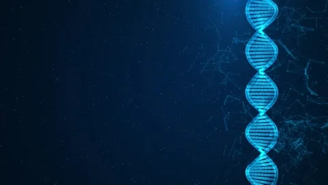 Abstract Animation of DNA molecule parti... | Stock Video | Pond5
