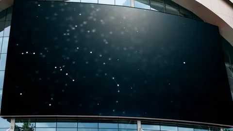 Abstract animation with floating particl... | Stock Video | Pond5