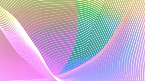 Abstract animation with gradient and wav... | Stock Video | Pond5