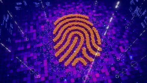 Abstract animation of pixels forming an ... | Stock Video | Pond5