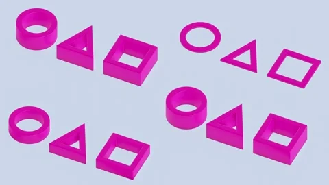 Abstract animation of the SQUID GAME sym... | Stock Video | Pond5