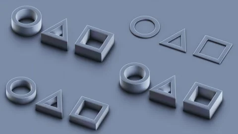 Abstract animation of the SQUID GAME sym... | Stock Video | Pond5