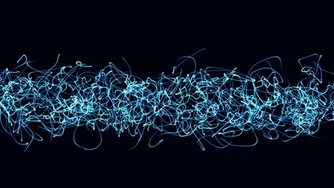 Abstract animation stylized space backgr... | Stock Video | Pond5