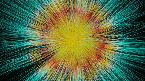 Abstract Animation With Thin Curved Line... | Stock Video | Pond5