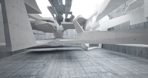 Abstract architectural background. Flyin... | Stock Video | Pond5