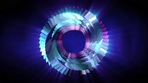 Abstract background 3D animation shiny g... | Stock Video | Pond5