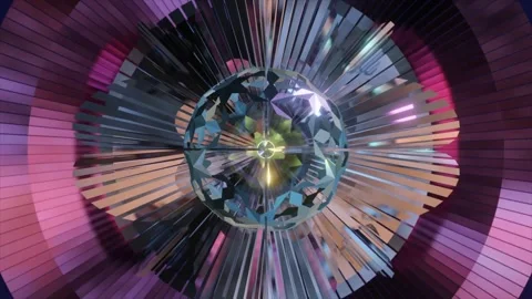 Abstract background 3D animation shiny f... | Stock Video | Pond5