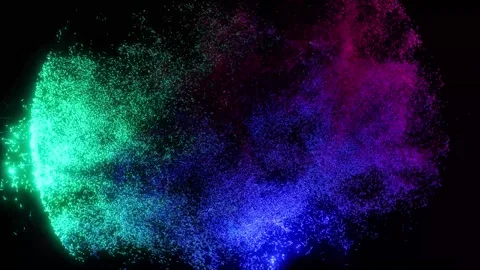 Abstract background 3D animation shiny p... | Stock Video | Pond5