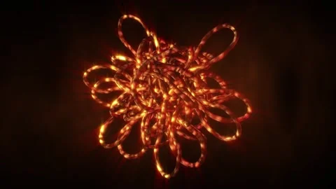 Abstract background 3D shiny fiery futur... | Stock Video | Pond5