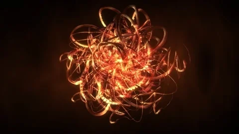 Abstract background 3D shiny fiery futur... | Stock Video | Pond5