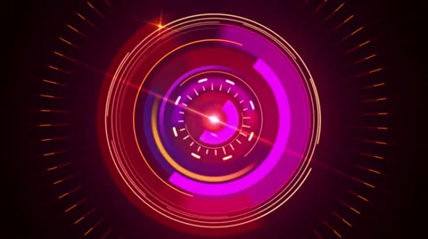 Abstract background with animated interf... | Stock Video | Pond5