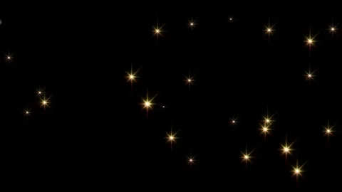 Abstract background, flying stars. Alpha... | Stock Video | Pond5