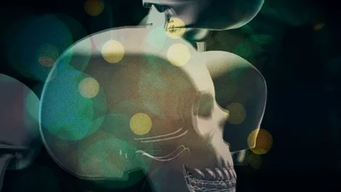 Floating Skulls Stock Video Footage | Royalty Free Floating Skulls ...
