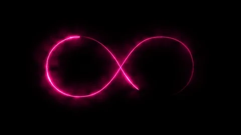 Abstract background with infinity sign. ... | Stock Video | Pond5