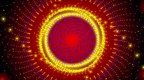 abstract background, rotating particles,... | Stock Video | Pond5