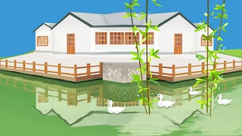 2D Village Background Stock Videos – Royalty-Free HD & 4K Videos | Pond5