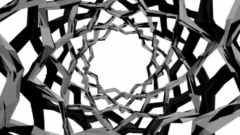 abstract black and white animation | Stock Video | Pond5