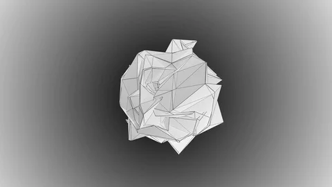 abstract black figure moving slowly on a... | Stock Video | Pond5