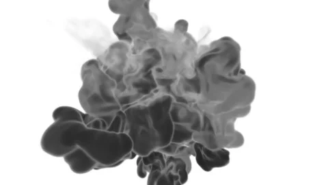 Abstract black Ink or smoke background w... | Stock Video | Pond5