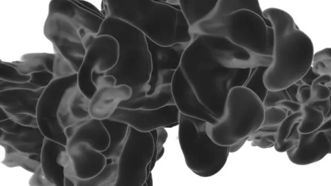 Abstract black Ink or smoke background w... | Stock Video | Pond5