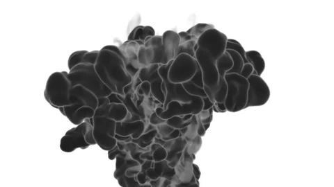 Abstract black Ink or smoke background w... | Stock Video | Pond5