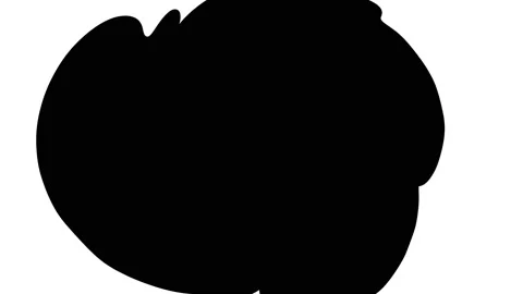 Abstract black screen hand-drawing brush... | Stock Video | Pond5