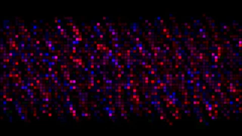 Abstract blue and pink pixelated backgro... | Stock Video | Pond5